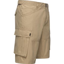 Shorts Ragwear "Merly" Gr. 31, Normalgrößen, beige (sand), Herren, Material: 100% Baumwolle, Hosen, Kurze Herren Cargo-Hose mit großen Taschen