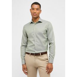 Langarmhemd Eterna "SLIM FIT" Gr. 44, Normalgrößen, grün (leave) Herren Hemden