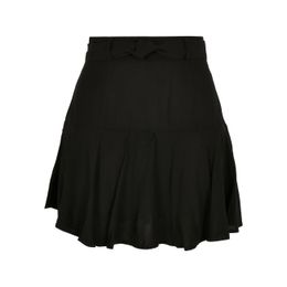 Jerseyrock Urban Classics "Urban Classics Damen Ladies Viscose Mini Skort" Gr. 4XL, schwarz (black) Damen Röcke Skort