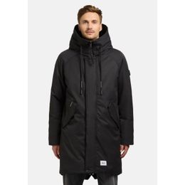 Kurzmantel Khujo "Anth-YM", Herren, Gr. L (52), grau (metallicgrau), Obermaterial: 100% Polyester, Innenfutter: 100% Nylon, Wattierung: 100% Polyester, Basic, lässig geschnitten ca. Mitte Oberschenkel, hoch geschlossener Ausschnitt, weit Rippstrickbündchen, Mäntel, Sportlicher kurzer Herren Wintermantel