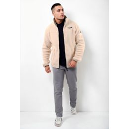 Fleecejacke Arctic Seven "ASWarmy", Herren, Gr. L, beige, Obermaterial: 100% Polyester, Innenmaterial: 100% Polyester, Jacken, Aus hochwertigem Sherpa-Fleece