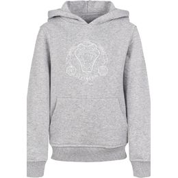 Kapuzenpullover F4NT4STIC "Harry Potter Slytherin Seal" Gr. 122/128, grau (erdgrau), Mädchen, Obermaterial: 65% Baumwolle, 35% Polyester, Pullover, Print