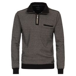 Sweatshirt Casamoda "Casamoda Sweattroyer uni", Herren, Gr. XL, braun (hellbraun), 100% Baumwolle, Sweatshirts