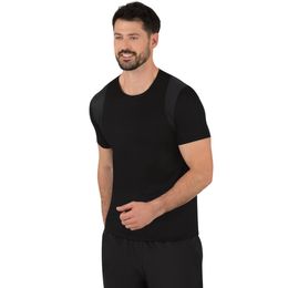 T-Shirt TRIGEMA "TRIGEMA COOLMAX Sport T-Shirt", Herren, Gr. L, schwarz, 100% Polyester (recycelt), sportlich, Shirts