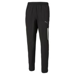 Trainingshose Puma "TEAMLIGA SIDELINE PANTS" Gr. L, N-Gr, schwarz-weiß (Puma schwarz, Puma weiß), Herren, Obermaterial: 100% Polyester, unifarben, Hosen