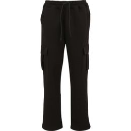 Jogginghose DEF "DEF Herren DEF Active Sweatpants" Gr. L, US-Größen, schwarz, Herren, 80% Baumwolle, 20% Polyester, unifarben, Hosen