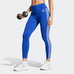 Trainingstights adidas Performance "TE 3S 78 TIG" Gr. L, N-Gr, blau (semi lucid blue) Damen Hosen (atmungsaktiv, schnell trocknend)