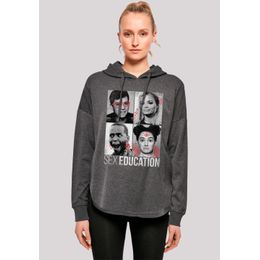 Kapuzenpullover F4NT4STIC "Sex Education Class Photos Netflix TV Series" Gr. L, grau (charcoal) Damen Pullover Premium Qualität