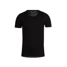 Funktionsshirt TRIGEMA "TRIGEMA T-Shirt aus Merinowolle", Herren, Gr. L, schwarz, 80% Wolle (Merinowolle), 20% Polyamid, sportlich, Shirts