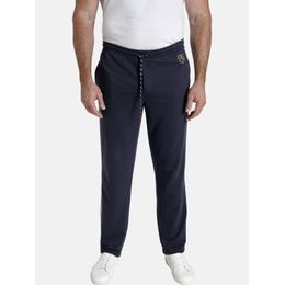 Jogginghose CHARLES COLBY "Jogginghose BARON CADEN" Gr. XL, blau (dunkelblau) Herren Hosen