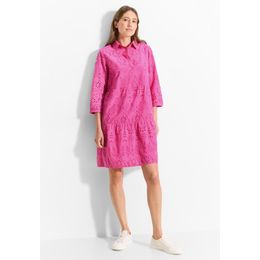 Blusenkleid Cecil Gr. XL (44), US-Größen, pink (bloomy pink) Damen Kleider aus 100% Baumwolle