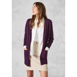 Cardigan Cecil Gr. L (42), rosa (beloved berry) Damen Strickjacken aus softem Materialmix