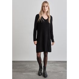 Strickkleid Street One Gr. 40, EURO-Größen, schwarz Damen Kleider knielang