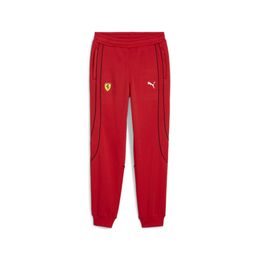 Sporthose Puma "Scuderia Ferrari Race Jogginghose Jugendliche" Gr. 110, Normalgrößen, rot (rosso corsa red) Kinder Hosen