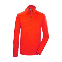 Langarmshirt Killtec "KSW 95 MN LS SHRT" Gr. L, orange (dunkelorange) Herren Shirts