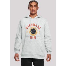 Kapuzenpullover F4NT4STIC "Stranger Things Fireball Dice 86 Netflix TV Series" Gr. L, grau (erdgrau) Herren Pullover Premium Qualität