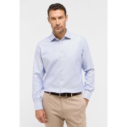 Langarmhemd Eterna "MODERN FIT" Gr. 42, Normalgrößen, blau (himmelblau) Herren Hemden