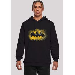 Sweatshirt F4NT4STIC "DC Comics Batman Spray Logo" Gr. 4XL, schwarz Herren Sweatshirts Herren,Premium Merch,Slim-Fit,Kapuzenpullover,Bedruckt