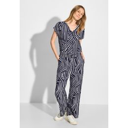 Overall Cecil Gr. L, US-Größen, blau (universal blue) Damen Overalls mit Tunnelzug an der Taille