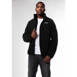 Fleecejacke Arctic Seven "ASWarmy", Herren, Gr. L, schwarz, Obermaterial: 100% Polyester, Innenseite: 100% Polyester, Jacken Fleecejacke, Aus hochwertigem Sherpa-Fleece