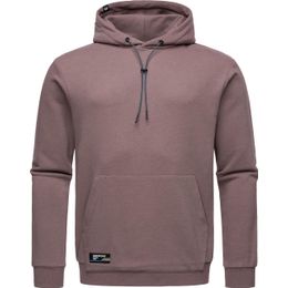 Kapuzenpullover Ragwear "Arrwen" Gr. L (52), lila (mauve) Herren Pullover Gemütlicher Hoodie mit verstellbarer Kapuze