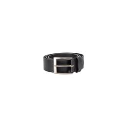 Ledergürtel Alpha Industries "Alpha Industries Accessoires - Belts Embossed Alpha Belt" Gr. L, schwarz Damen Gürtel