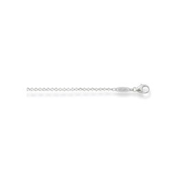 Silberkette Thomas Sabo "Erbskette, X0001-001-12-L42V, -L80, -M, -S" Halsketten Gr. 45, Silber 925 (Sterlingsilber), silberfarben Damen