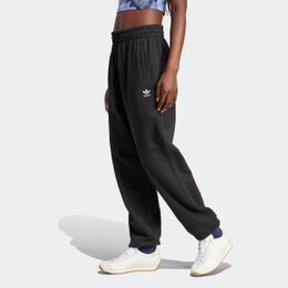 Sporthose adidas originals "ESS JOGGER FT" Gr. L, N-Gr, schwarz (black) Damen Hosen