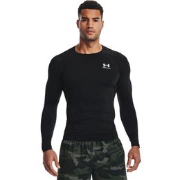 Trainingsshirt Under Armour "UA HG COMP LONG SLEEVE" Gr. S, schwarz Herren Shirts