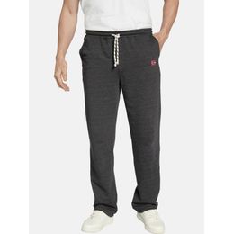 Jogginghose Jan Vanderstorm "Jogginghose TORGE" Gr. 4XL, grau (dunkelgrau melange) Herren Hosen