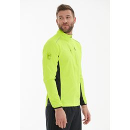 Laufjacke ELITE LAB "Shell Heat X1 Elite" Gr. L, gelb (neongelb-schwarz) Herren Jacken mit wind- und wasserdichter Funktion