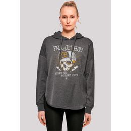 Kapuzenpullover F4NT4STIC "Fall Out Boy Chest Youth Skull" Gr. L, grau (charcoal) Damen Pullover Premium Qualität