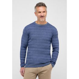 Strickpullover Eterna, Herren, Gr. 2XL, blau, 100% Wolle (Merino), casual, normal, Pullover