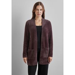 Cardigan Street One Gr. 34, rot (enigma red) Damen Strickjacken aus softem Materialmix