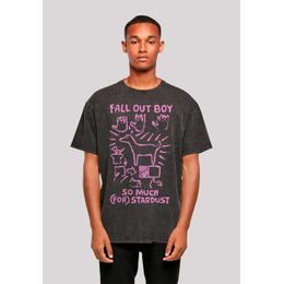 T-Shirt F4NT4STIC "Fall Out Boy Pink Dog So Much Stardust" Gr. 5XL, schwarz, Herren, Obermaterial: 100% Baumwolle, Shirts, Premium Qualität