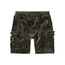 Stoffhose Brandit "Brandit Herren Packham Vintage Shorts" Gr. 3XL, US-Größen, grün (woodland) Herren Hosen