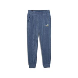 Sporthose Puma "ESS+ MINIMAL GOLD Jogginghose Herren" Gr. L, Normalgrößen, blau (blue horizon) Herren Hosen