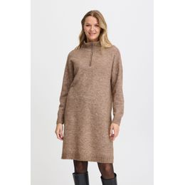 Strickkleid Fransa "Fransa FRSANNY DR 3" Gr. XXL, US-Größen, braun (rain drum melange) Damen Kleider