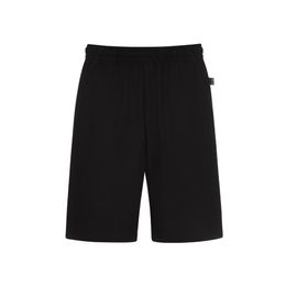 Bermudas TRIGEMA "TRIGEMA Bermuda DELUXE Baumwolle" Gr. L, US-Größen, schwarz, Damen, 100% Baumwolle, Hosen