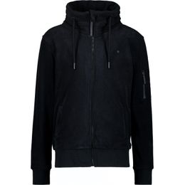 alife and kickin Kapuzensweatjacke ALIFE & KICKIN "Herren EliasAK F" Gr. XL, schwarz (moonless) Herren Sweatjacken