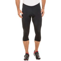 Radhose Vaude "Active 3/4 Pants", Gr. S, N-Gr, schwarz, Obermaterial: 74% Polyester, 26% Elasthan, sportlich, 3/4-Länge, Hosen