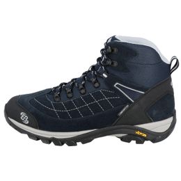 Br&uuml;tting Wanderschuh BR&Uuml;TTING "Outdoorstiefel Mount Crillon High", Damen, Gr. 43, blau, Veloursleder, Schuhe Wanderschuh