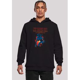 Kapuzenpullover F4NT4STIC "Stranger Things DemoCave Netflix TV Series" Gr. L, schwarz Herren Pullover Premium Qualität