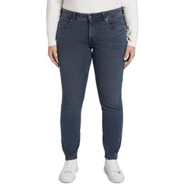 Slim-fit-Jeans Tom Tailor PLUS Gr. 48, N-Gr, blau (used dark stone blue) Damen Jeans