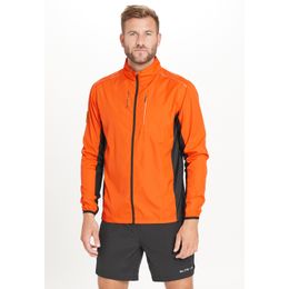 Laufjacke ELITE LAB "Shell Heat X1 Elite" Gr. L, orange (neonorange) Herren Jacken mit wind- und wasserdichter Funktion