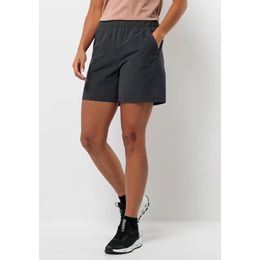 Fahrradhose Jack Wolfskin "BIKE COMMUTE SHORTS W" Gr. L (42/44), Normalgrößen, grau (phantom) Damen Hosen