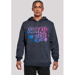 Kapuzenpullover F4NT4STIC "Sex Education Sex Kid Blend Netflix TV Series" Gr. M, blau (navy) Herren Pullover Premium Qualität