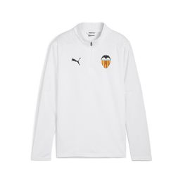 T-Shirt Puma "Valencia CF Trainingoberteil Jugendliche" Gr. 140, weiß, Kinder, Obermaterial: 100% Polyester; Ärmel: 100% Polyester; Seite: 100% Polyester, Shirts