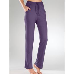 Homewearpants Plantier Gr. 40/42, Normalgrößen, lila (mauve) Damen Hosen