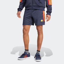 Shorts adidas Sportswear "M TIRO NTPK SHO" Gr. M, N-Gr, blau (legend ink, better scarlet, bold gold), Herren, Obermaterial: 70% Polyester, 30% Baumwolle, Hosen